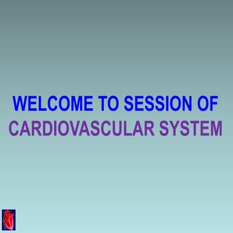Cardiovascular system | PPT
