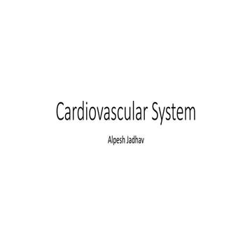 Cardiovascular system | PPT
