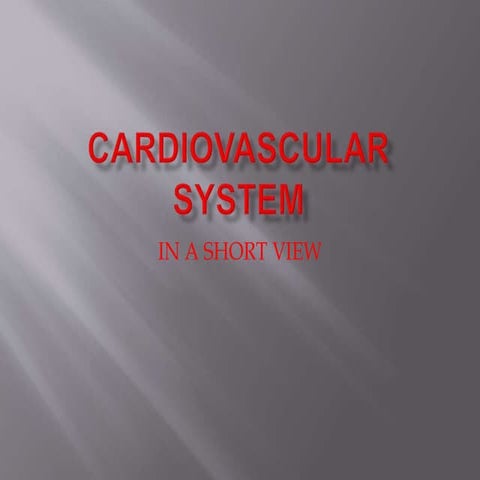 Cardiovascular system | PPT
