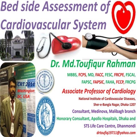 Bed side Cardiovascular system assessment | PPSX