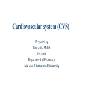 Brief description on Human Cardiovascular system (CVS).pptx