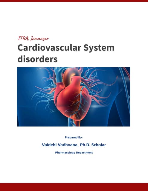 Heart disorders | PPTX | Heart and Cardiovascular Diseases | Diseases ...