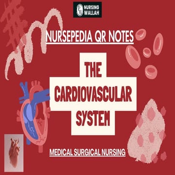 Cardiovascular System (MSN) bsc nursing 1st year | PDF