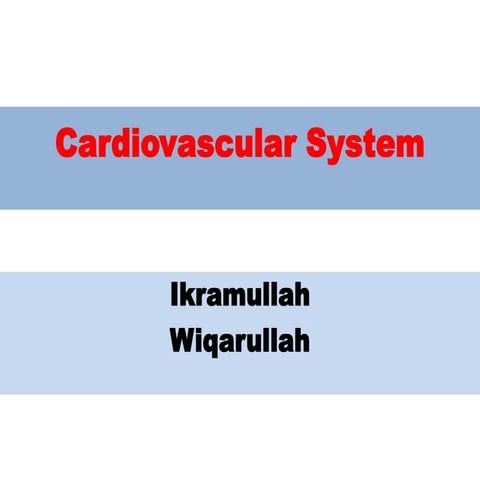 Cardiovascular System unit VIII - Copy Std.pptx