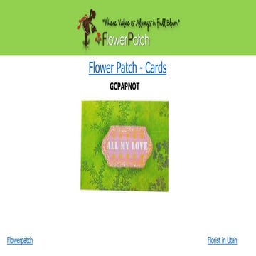 Flower Patch - Cards | PDF