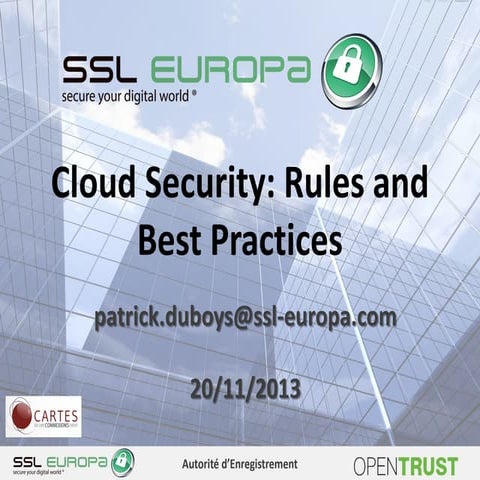 SSL Europa Cloud Security 2013 | PDF