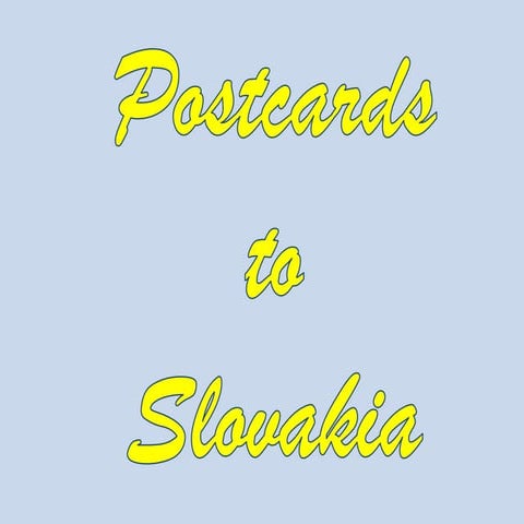 Cards to slovakia | PDF