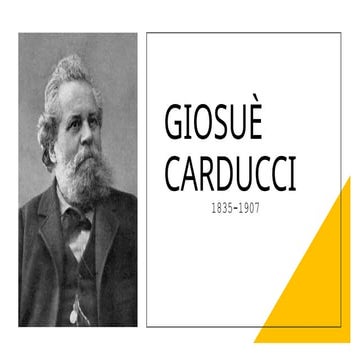 Giosuè Carducci: Life, Poetry, and Legacy of Italy's Last Classic Poet ...