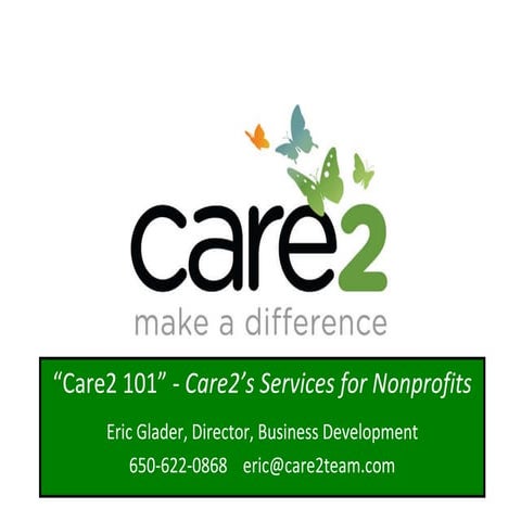 Welcome to Care2 | PPT