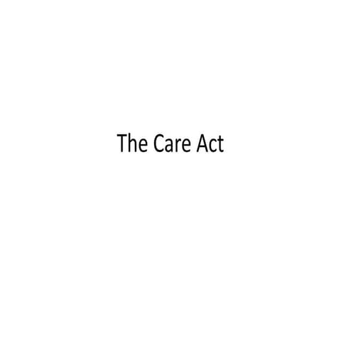 Care act | PPTX