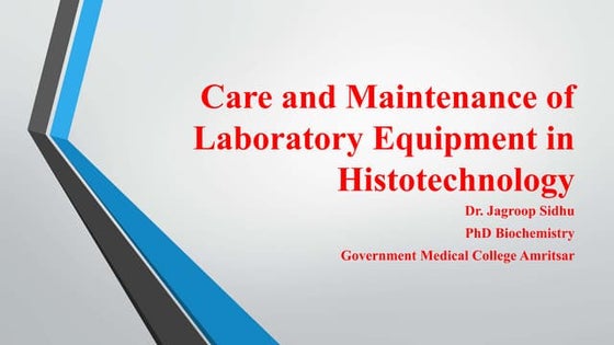 Laboratory Equipment Care and Maintenance.pptx | Business | Business ...
