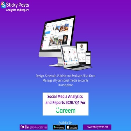 Social Media Analytics & Report 2020 Q1 for Careem | PDF