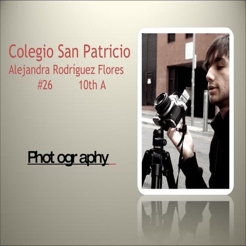 Photographer Career Presentation | PPT