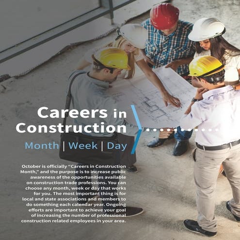 Careers In Construction Month | PDF
