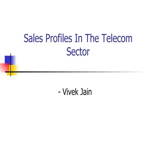 How to manage sales and distribution in telecom | PDF