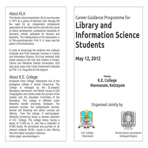 Career orientation programme for LIS students | PDF