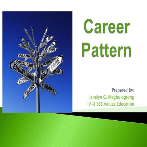 Career pattern (1) | PPTX