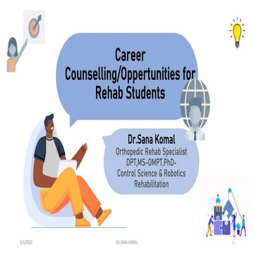Career counselling for rehab students | PPT