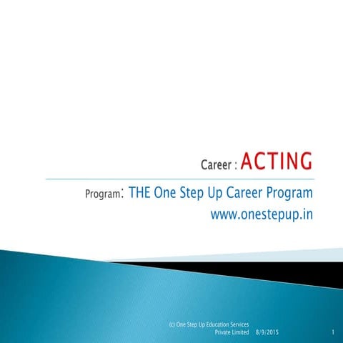 Become an Actor | PPT
