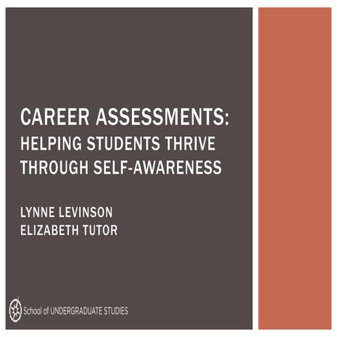 Career Assessments | PPTX