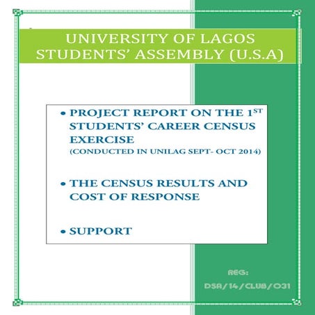 Career Census Project Report | PDF