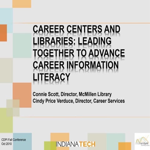 Career centers and libraries leading together | PPT