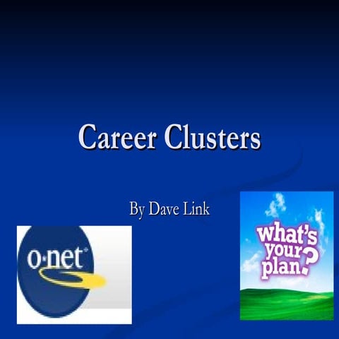 Career clusters | PPT
