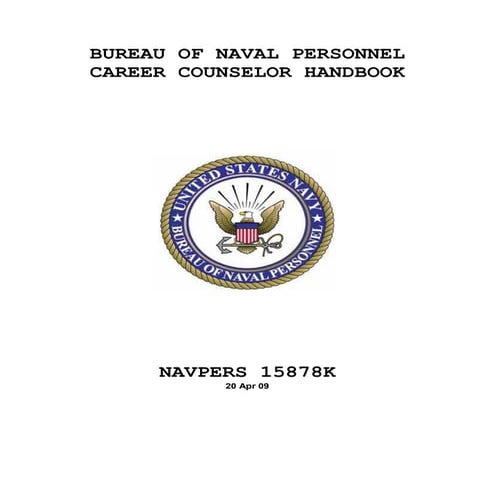 CCC TOOL BOX (Navy Counselor Procedures) | PDF