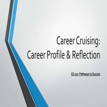 Career Cruising - Career Profile Research Assignment | PPT