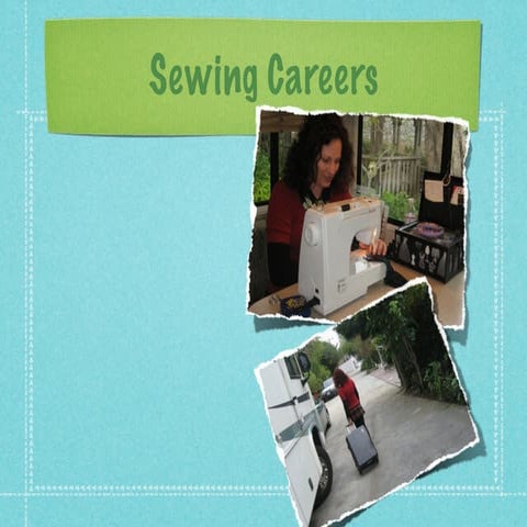 Sewing Careers Presentation | KEY | Needlework | Arts and Crafts