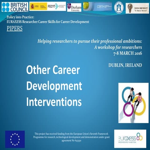 Career development interventions | PPTX