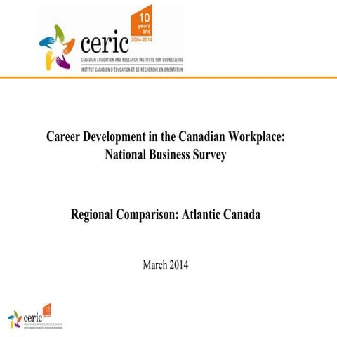 Career development in the canadian workplace location breakdown | PDF