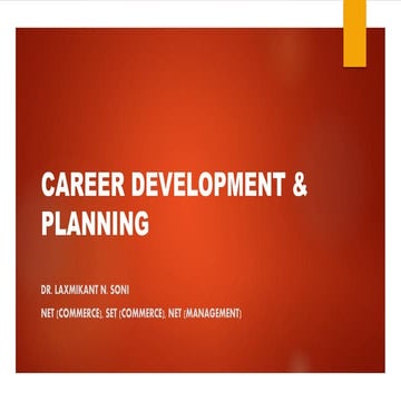 Career development & planning | PDF