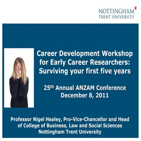 Career development workshop for early career researchers | PPTX