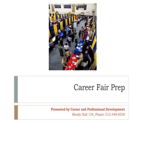 Career fair prep workshop | PPTX