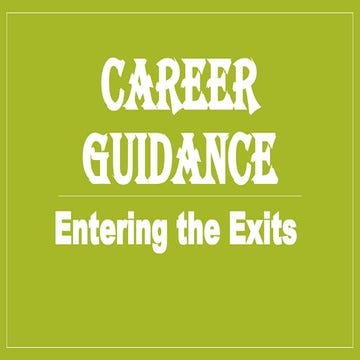 THE CAREER GUIDANCE ACTIVITY /PROGRAM.pptx