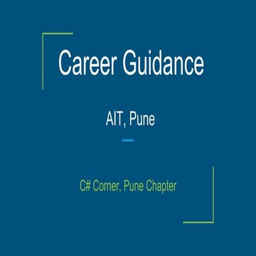 Career Guidance | PPT
