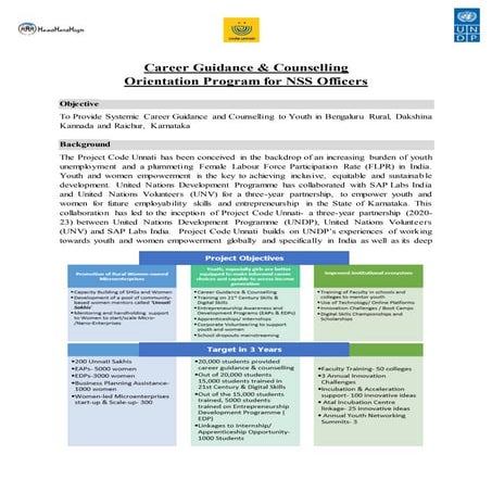 Career guidance orientation for nss officers | PDF