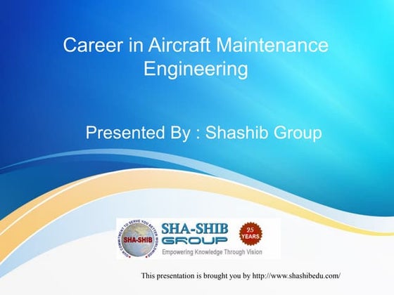 What is an aircraft mechanics | PPT