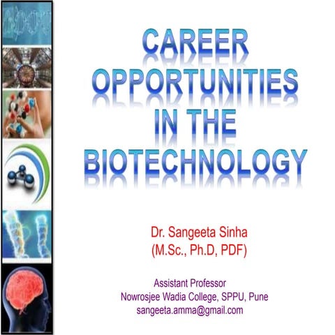 Career in Biotechnology | PPTX