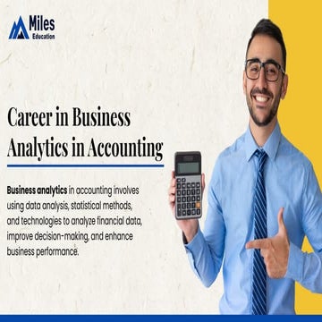 Career in Business Analytics in Accounting | PPT