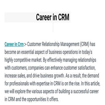 Career in CRM.pptx