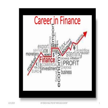 Career in finance | PPTX | Business Accounting & Finance | Business