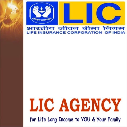 Career in lic of india as an insurance agent | PPSX