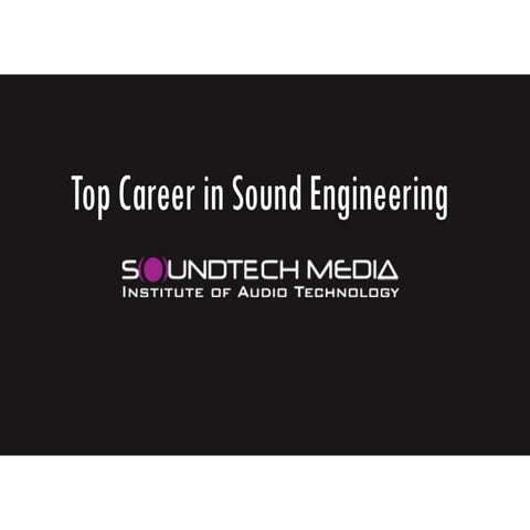 Career in sound engineering | PPTX