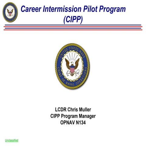 Career intermission program by lcdr muller | PDF