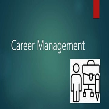 Career management | PPTX