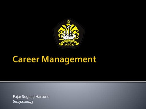 Career management | PPT