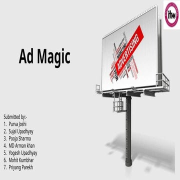 Career management 3.pptx a brief study on ad magic | PPT