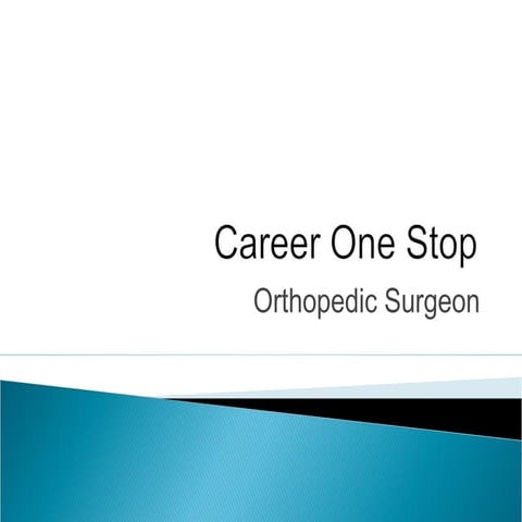 Career one stop | PPT
